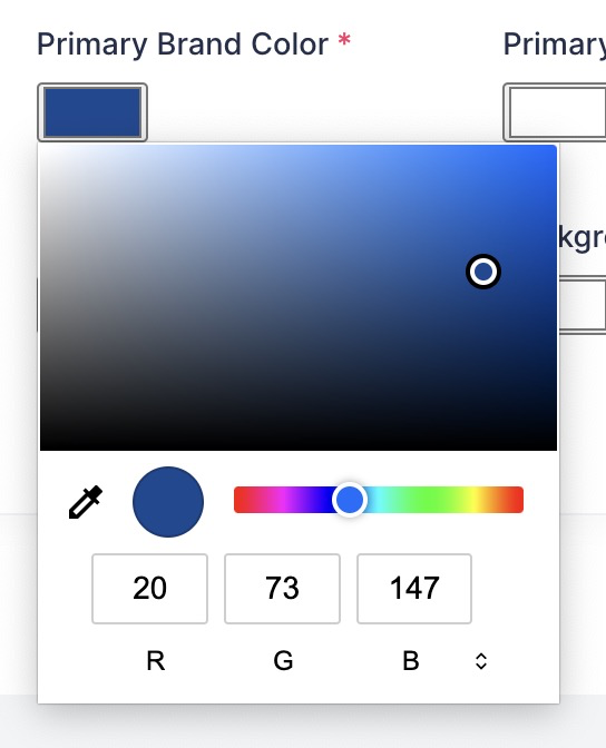 How do I change the color palette on my Smart tools?